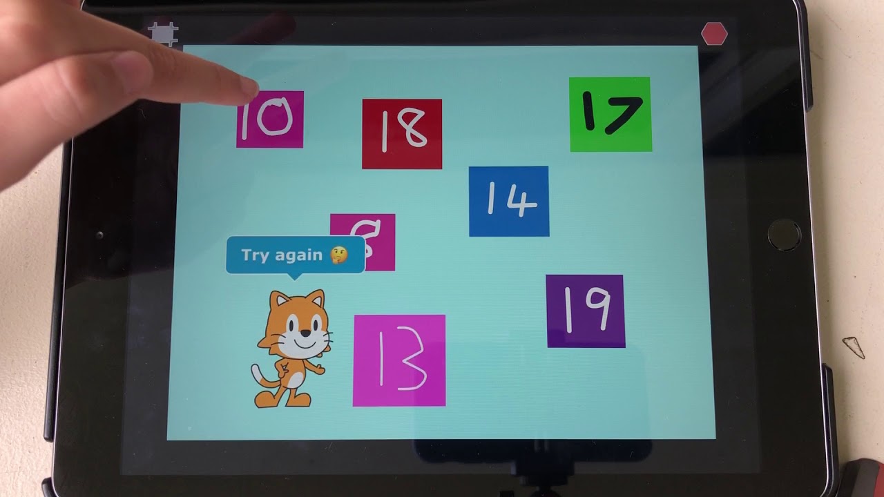 ScratchJr odd and even numbers puzzle - YouTube