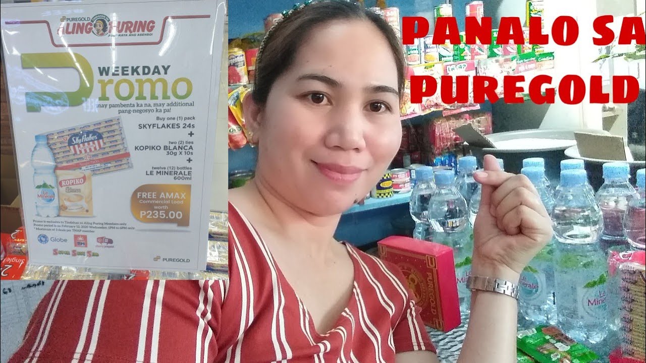 Puregold Aling puring weekday promo! Load at maraming freebies. - YouTube