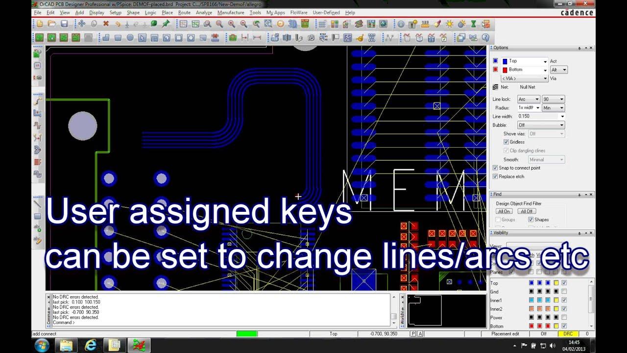 Curved Routing OrCAD and Allegro Tutorial how-To - YouTube