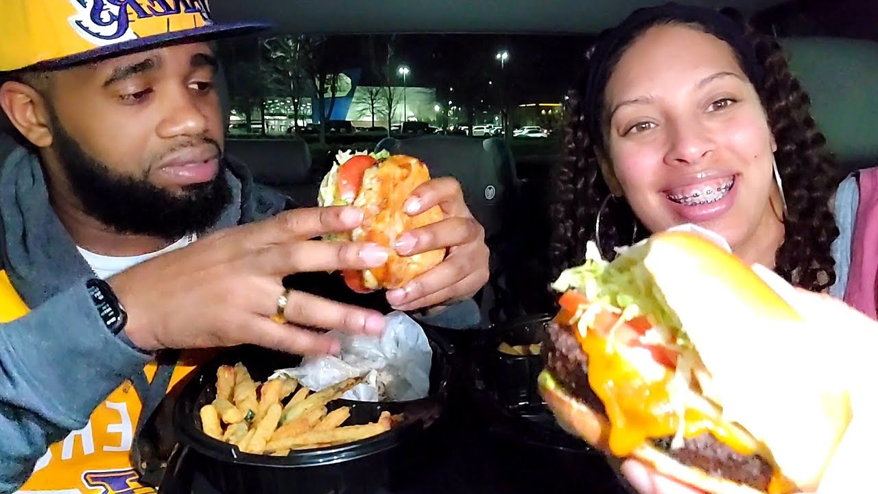 Red Robin Monster Burger and Turkey Teriyaki Burger with Steak and ...