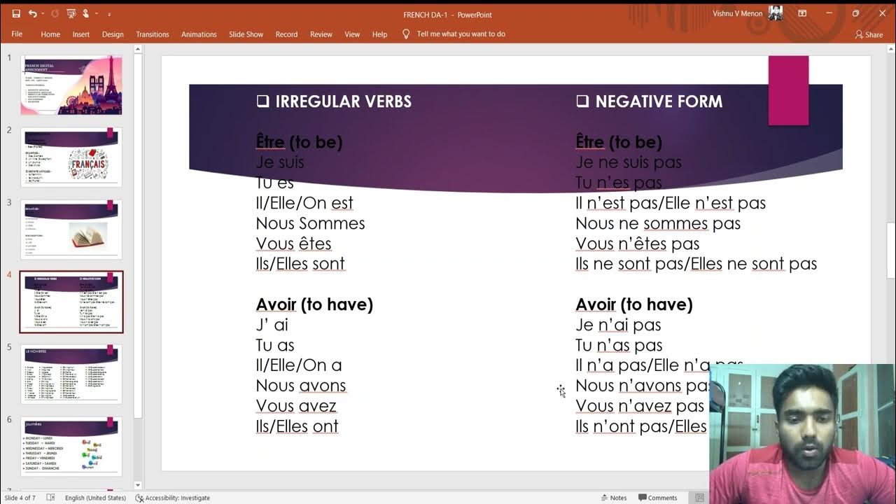 FEW TOPICS IN FRENCH COVERED THROUGH PPT(DEFINITE,INDEFINITE,NUMBERS ...