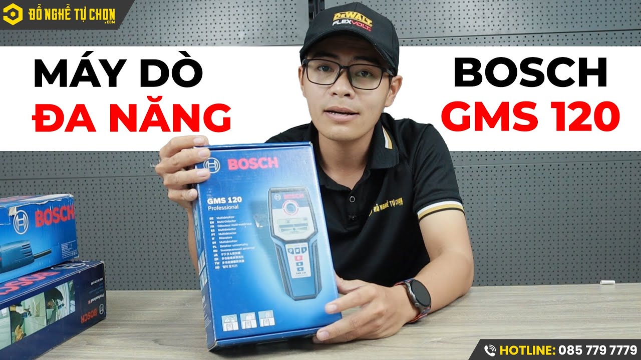 Máy Dò Đa Năng Bosch GMS 120 | Đồ Nghề Tự Chọn - YouTube