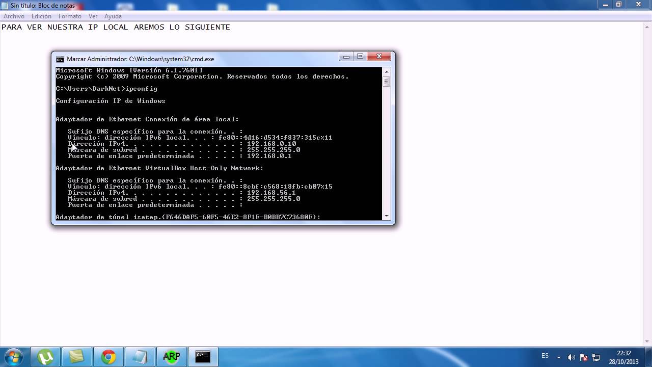 COMO PROTEGERSE DE UN ARP SPOOFING WINDOWS] - YouTube