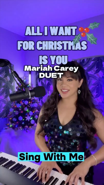 All I Want For Christmas - Mariah Carey (Sing With Me) #singwithme # ...