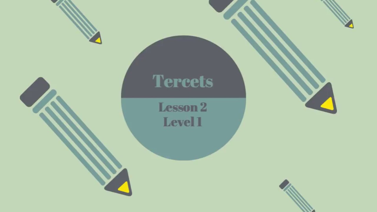 Tercets Video - YouTube