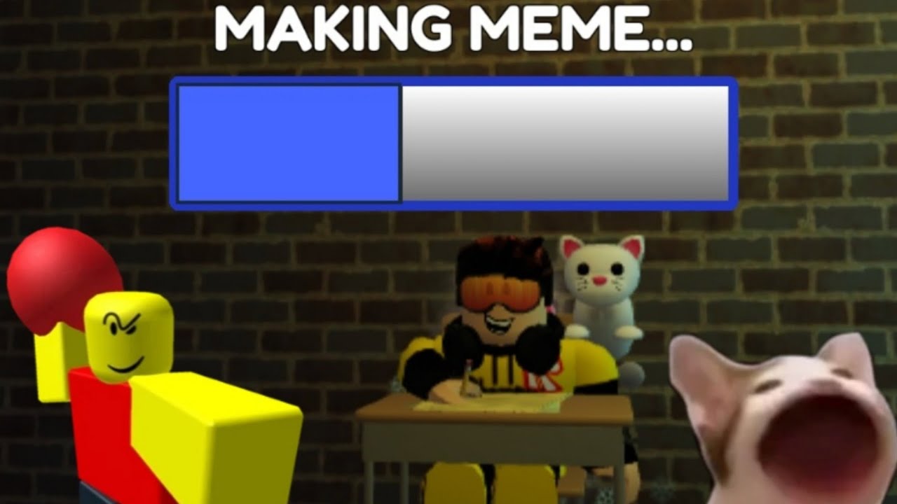 Roblox make memes in your basement at 3am - YouTube