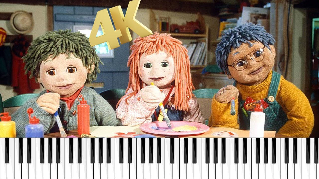Tots TV Theme Song Sheet Music Medium 4K Tutorial - YouTube