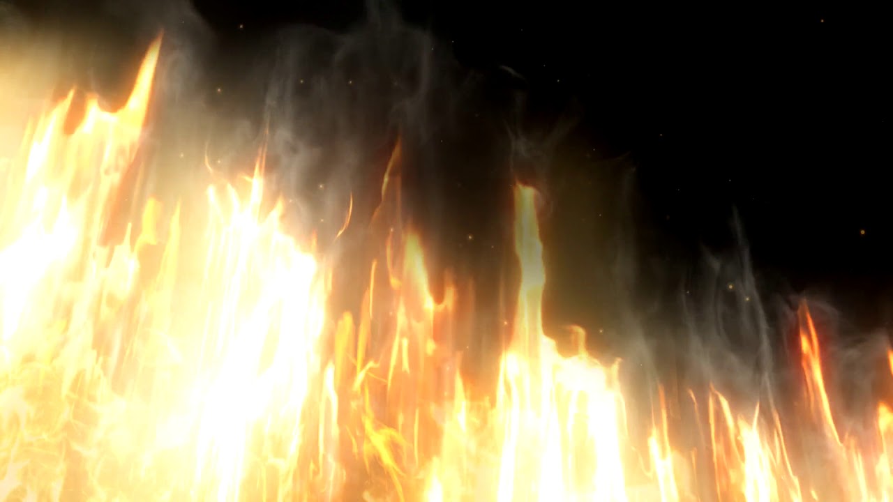 105 Dynamic gold raging fire photography&video background video ...