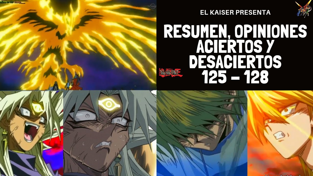 Yu-Gi-Oh! DM!! #125 - 128| JOEY VS MARIK! DIOS FENIX!! RESUMEN ...