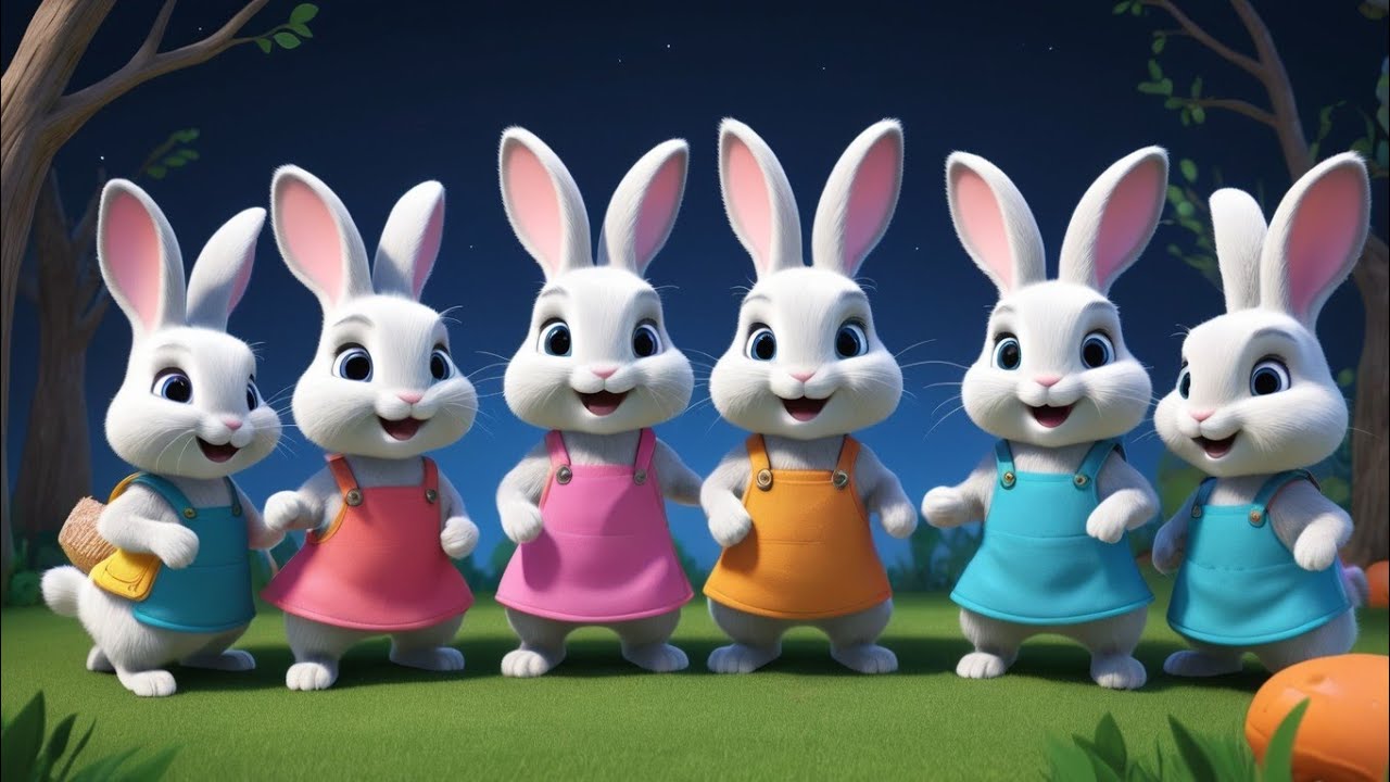 Five Little bunnies Nursery Rhymes For kids Songs - YouTube