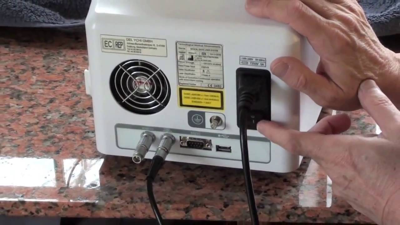 GIGAA Gbox Medical Laser setup - YouTube