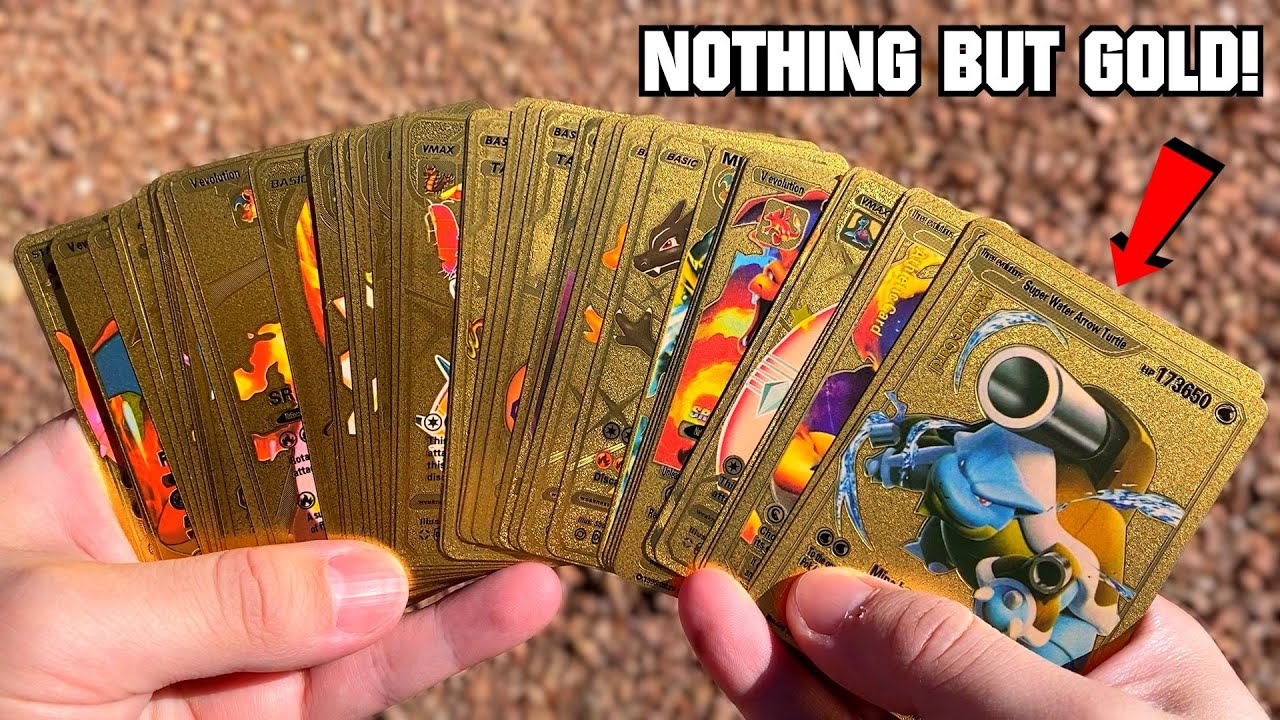 I Found The Weirdest Pokemon Cards Box That Contained OVER 50 GOLD ...