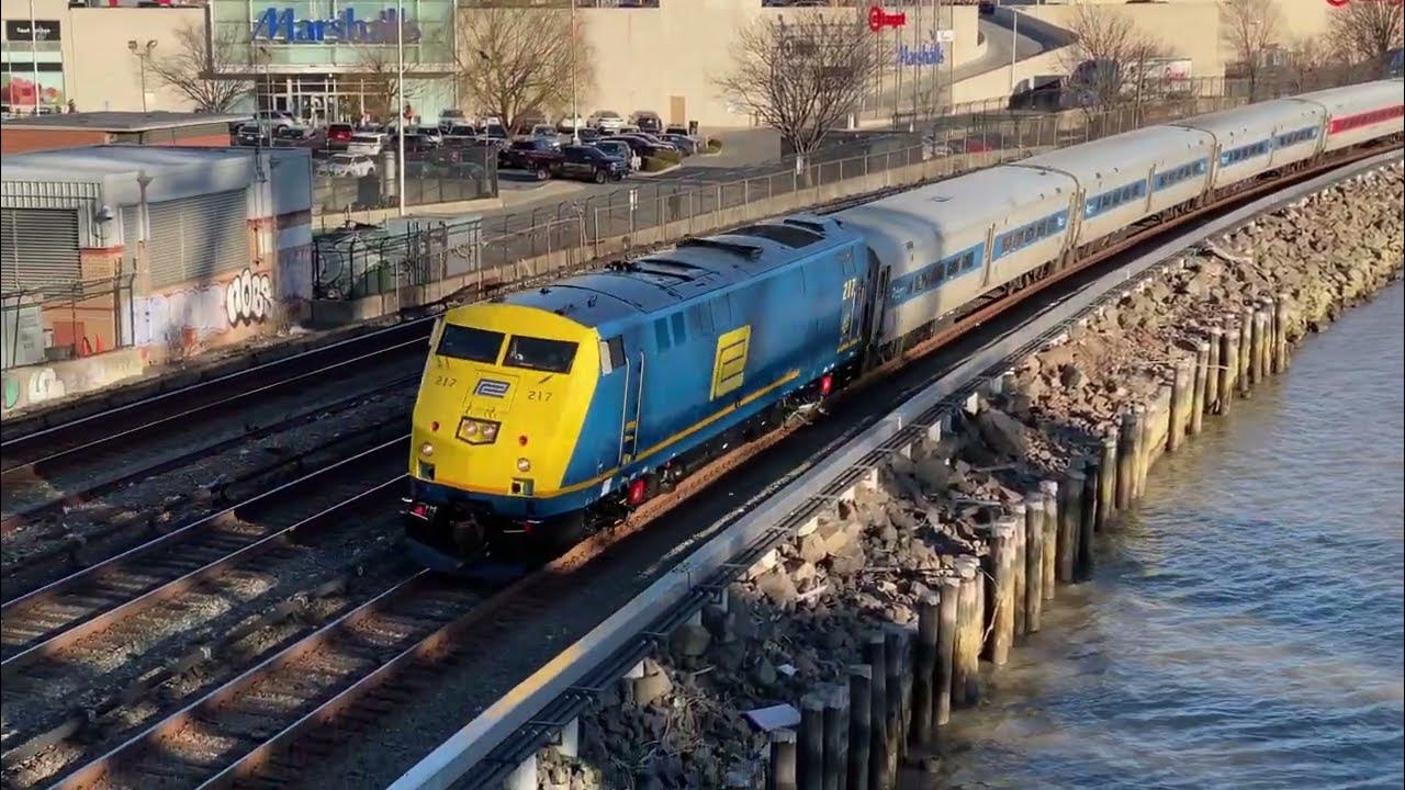 MTA Metro-North Commuter Railroad Hudson Line Trains @ Marble Hill (3/11/24) - YouTube