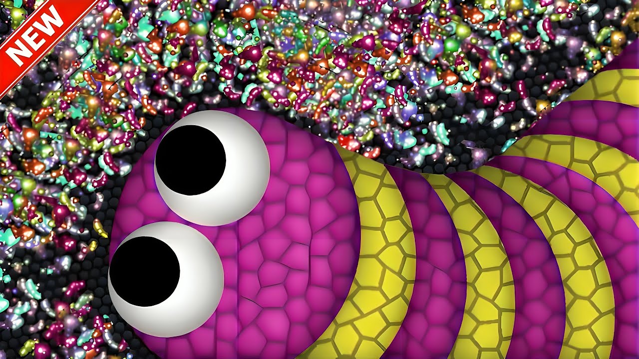 SLITHER.IO 🐍 REVERED WOW | BIG Worms Slither Snake.io Top One In Lobby ...