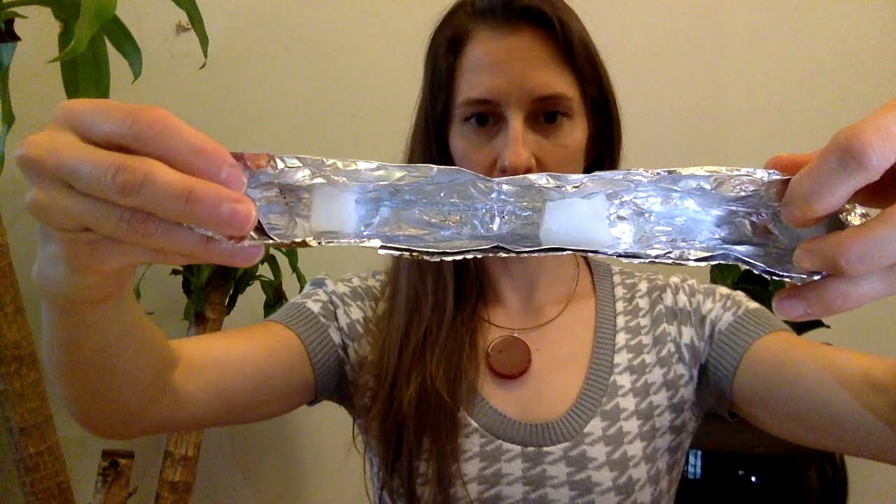 How to: Making a foil mould for suppositories - YouTube