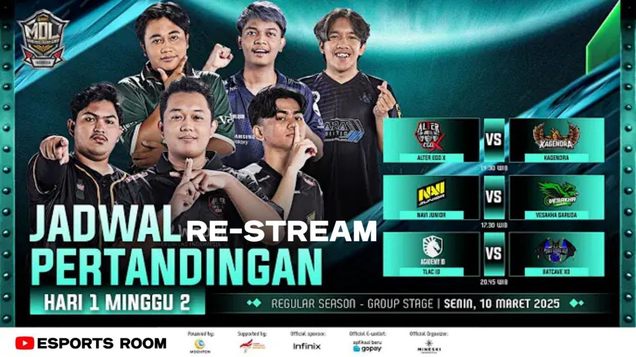 🔴[LIVE RE-STREAM] MDL ID SEASON 11 | REGULAR SEASON - WEEK 2 DAY 1 - YouTube