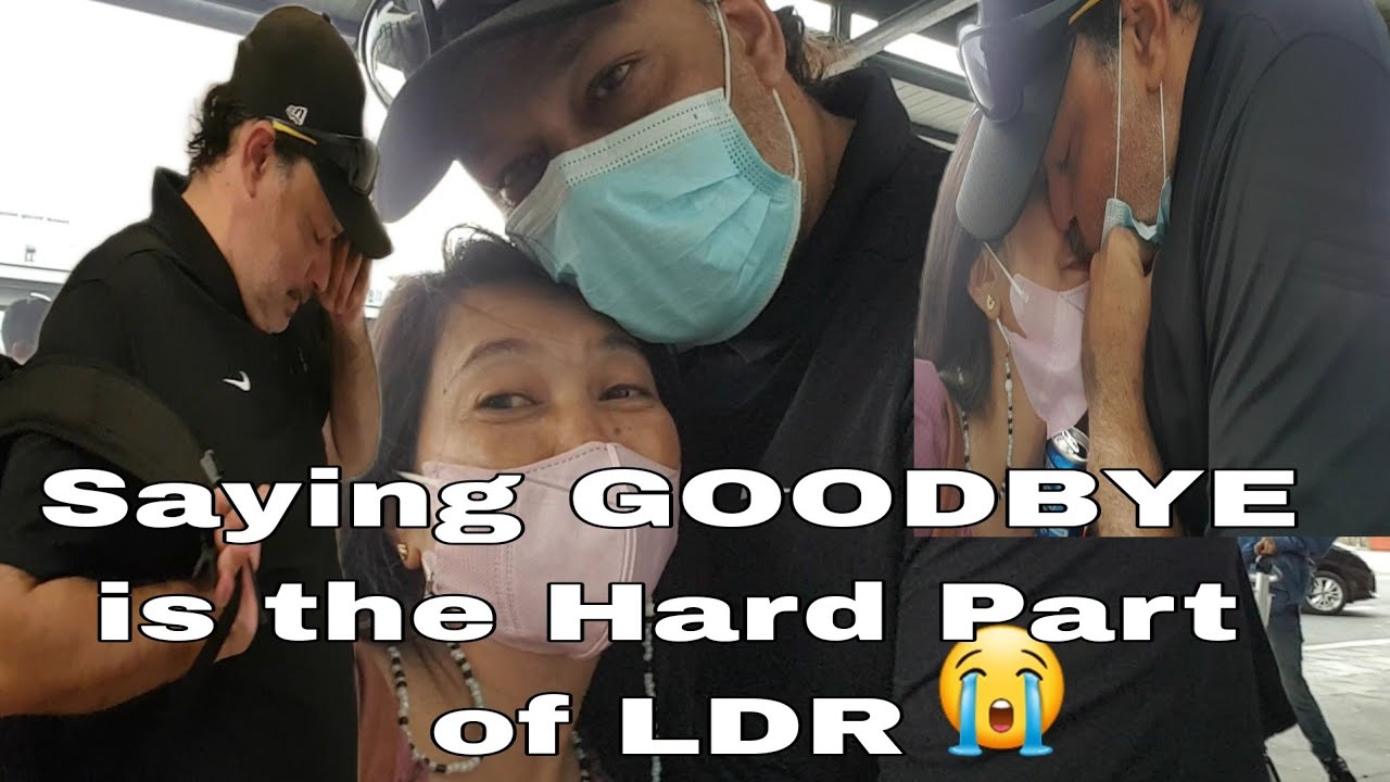 Saying GOODBYE at the Airport is the Hardest part of LDR😭 | Long ...