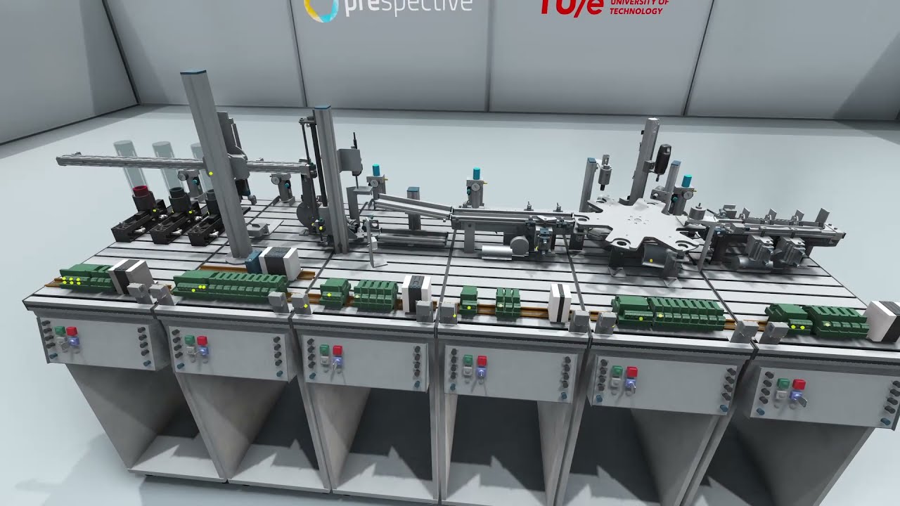 [Digital twin] Festo Modular Production System - YouTube