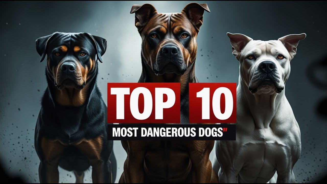 Top 10 Most Dangerous Dog Breeds in the World - YouTube