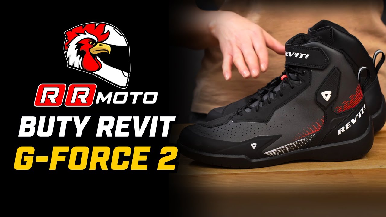 REVIT G-FORCE 2 - krótkie buty motocyklowe o nowoczesnym i sportowym wyglądzie - YouTube