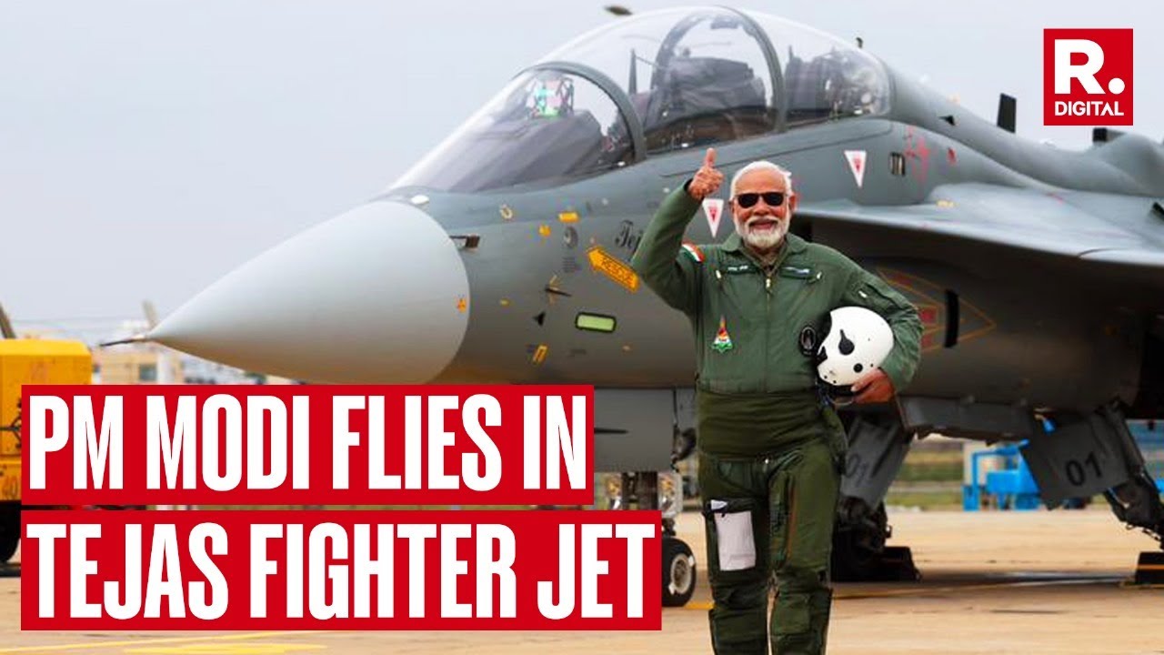PM Modi Flies Tejas Fighter Jet Manufactured By Hindustan Aeronautics ...