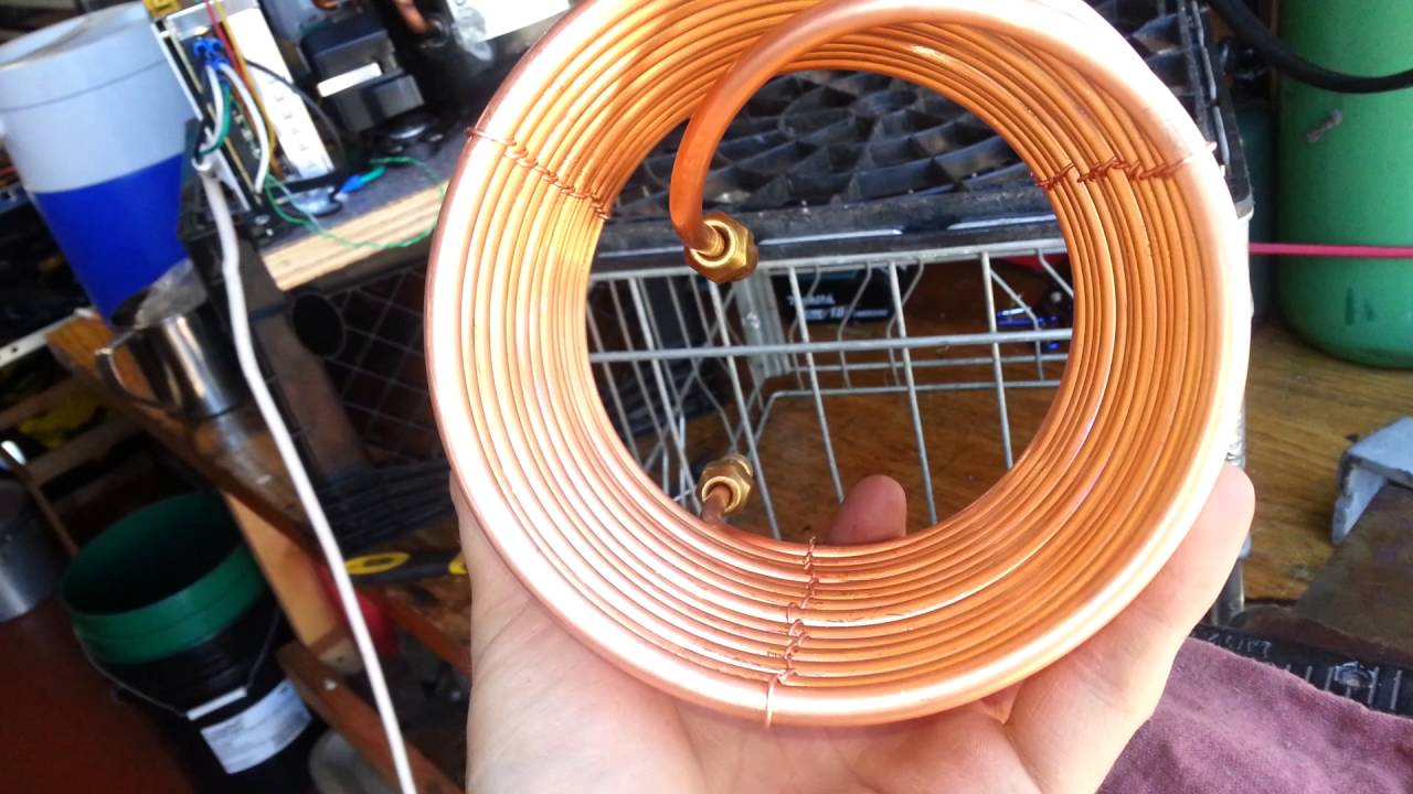 New Copper Evaporator Coil With Wire Lacing - YouTube
