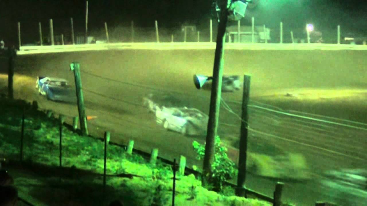 Jackson County Speedway (OH) Super Late Model Highlights 7-6-2012 - YouTube