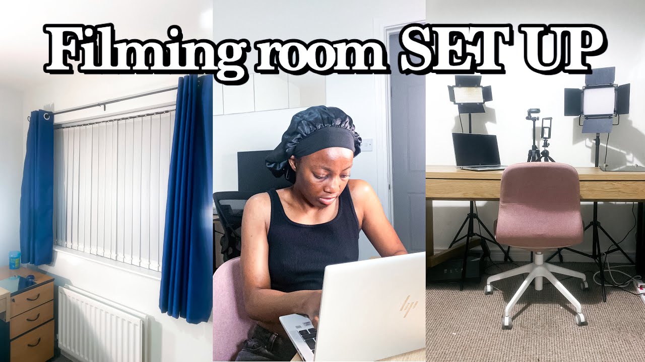 Moving in vlog 2, setting up my filming room - YouTube