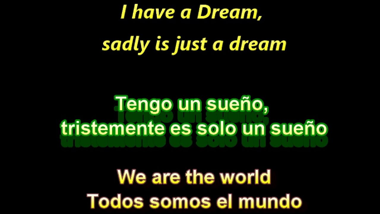Tengo un sueño, tristemente es solo un sueño / I Have a Dream - YouTube