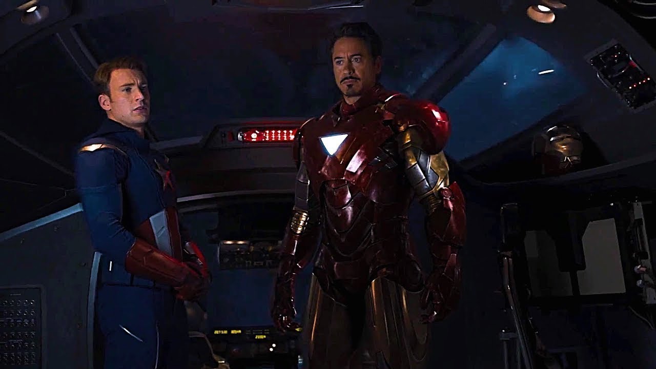 Iron Man and Captain America vs Loki- Fight Scene - The Avengers 2012 ...