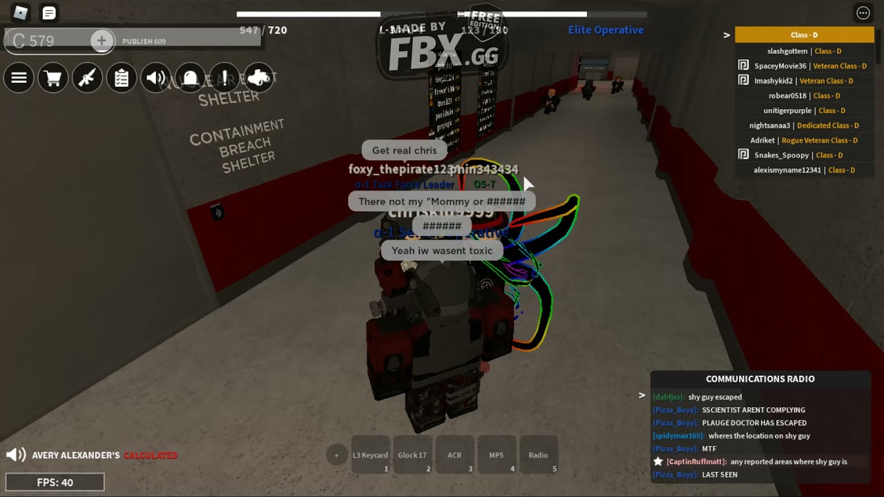 Toxic Player in SCP: Roleplay! (Roblox) (Roblox SCP: Roleplay) (SCP ...