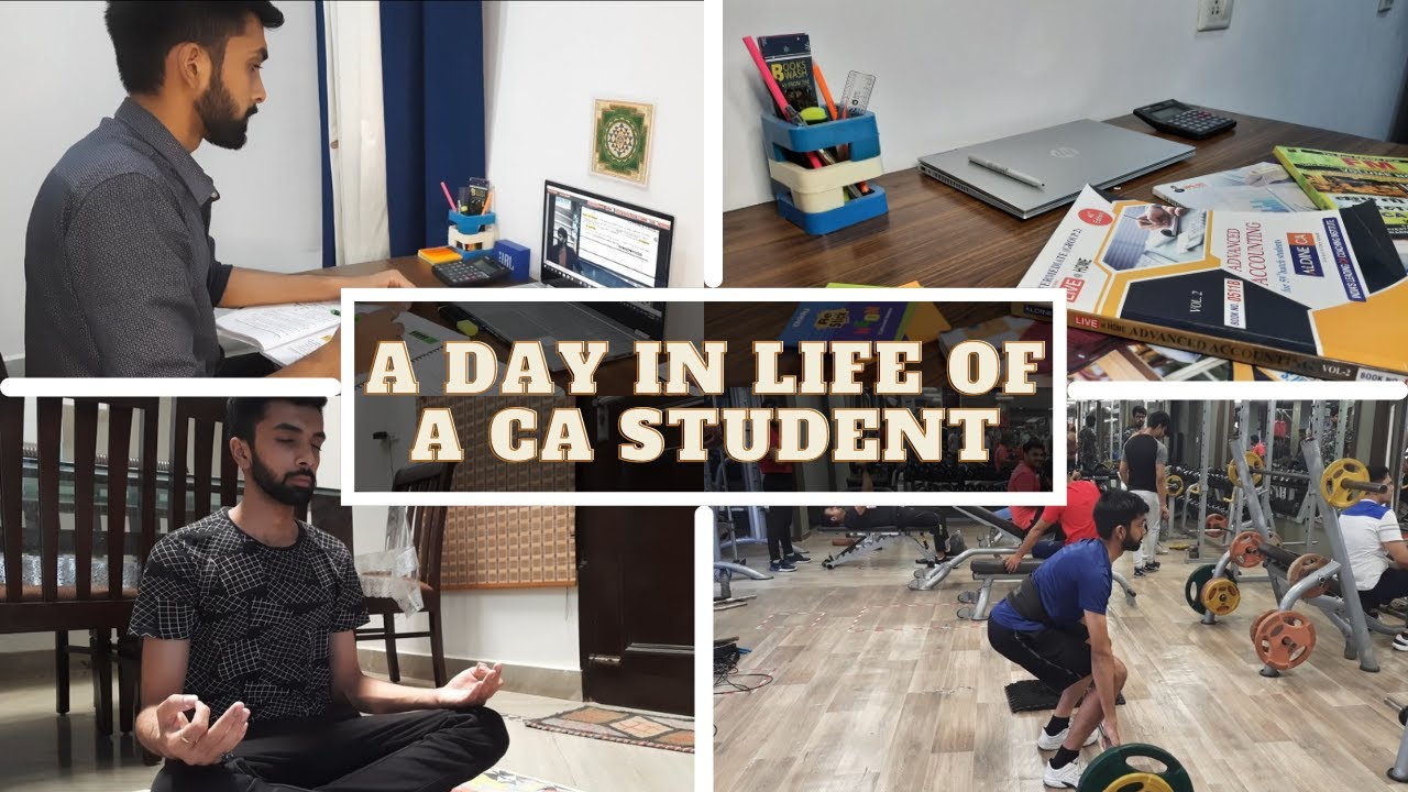A Day in life of a CA Student | CA Intermediate student | My daily ...
