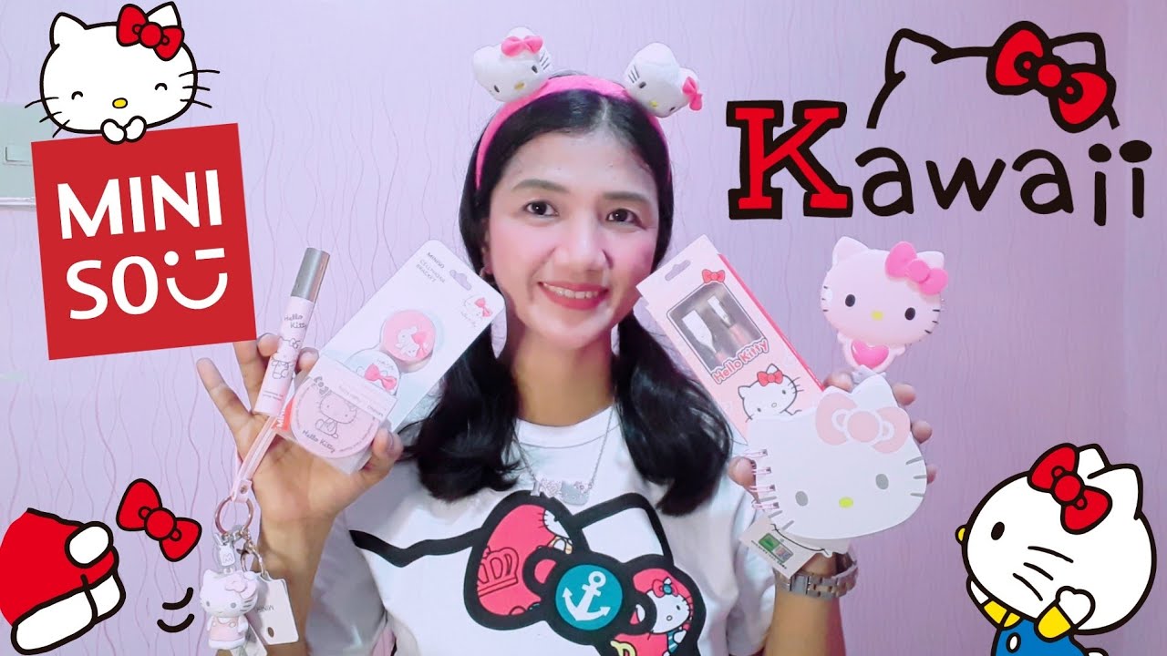 MINISO x HELLO KITTY HAUL 2019 | HAPPY 1000 SUBSCRIBERS | HD | Kitty ...