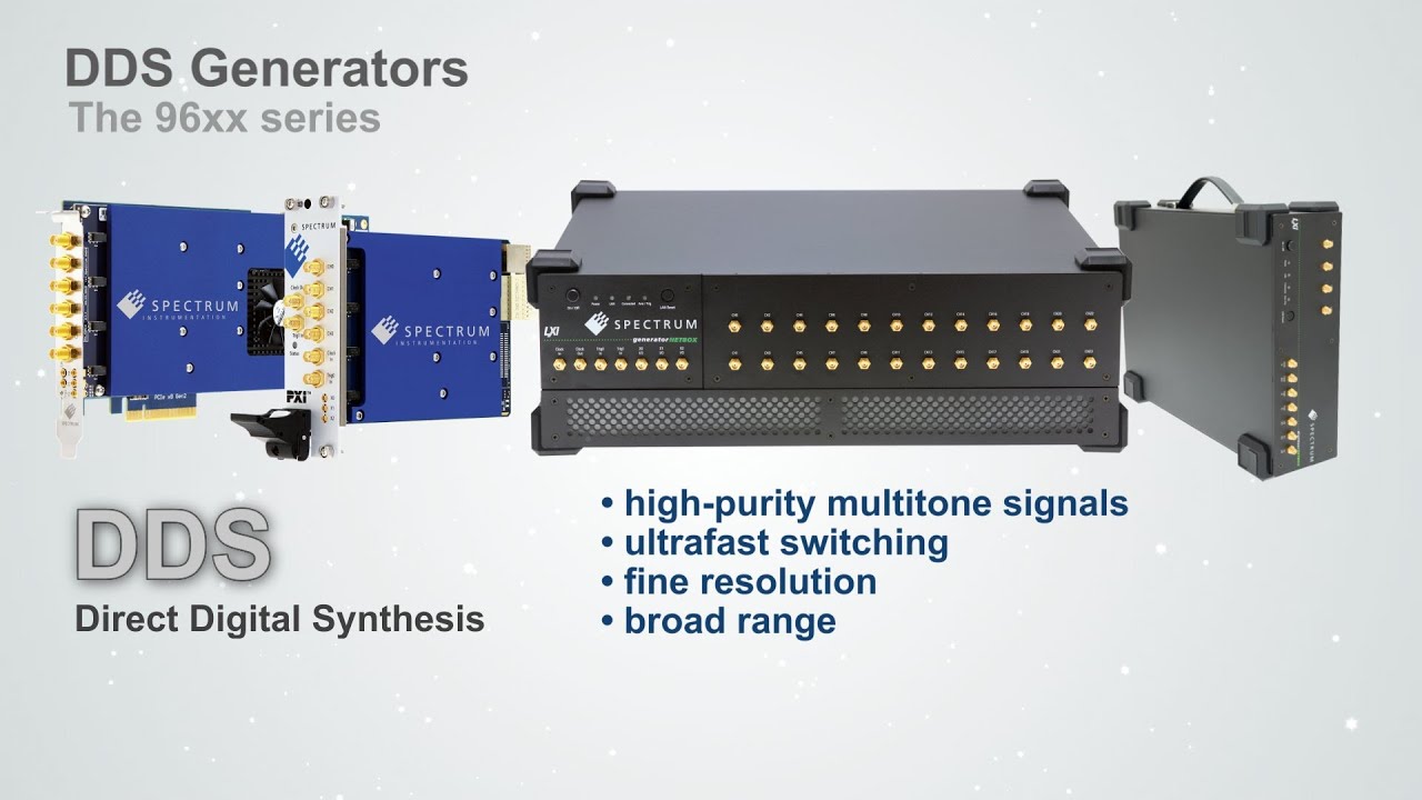 DDS Generators with 50 tones per channel - YouTube