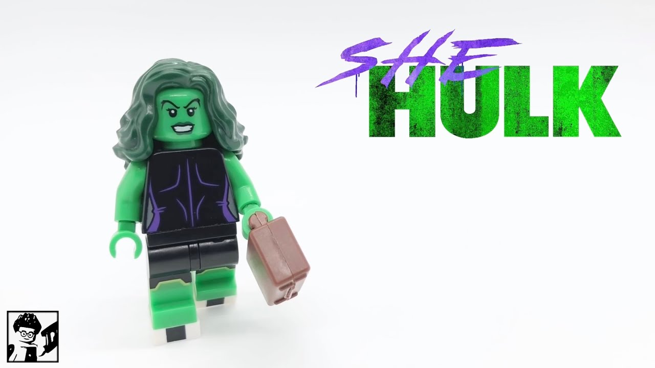 LEGO She-Hulk (Jennifer Walters) Custom Minifigure from She-Hulk ...