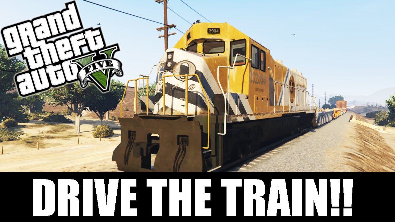 GTA V Train Mod! How To Drive The Train in GTA 5 - YouTube
