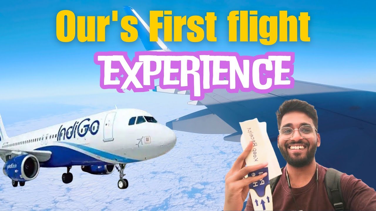 our first flight experience 🥳#viral #flight #travelvlog # ...