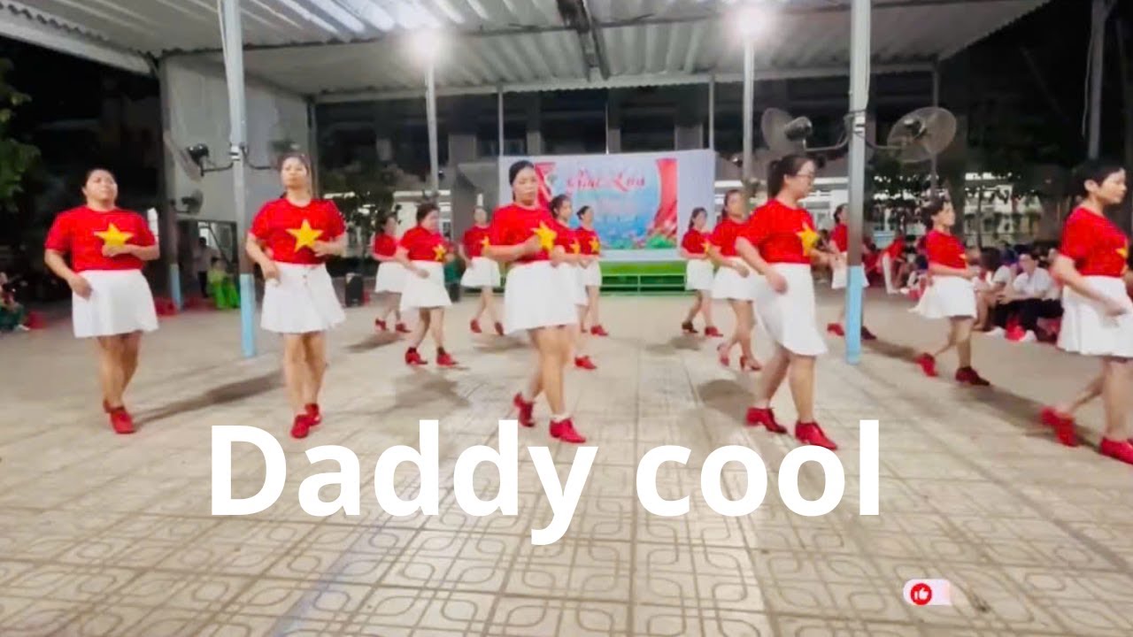 Daddy cool dance.Phiên bản đẹp.#dance #folkdance #aerobic #elderly # ...