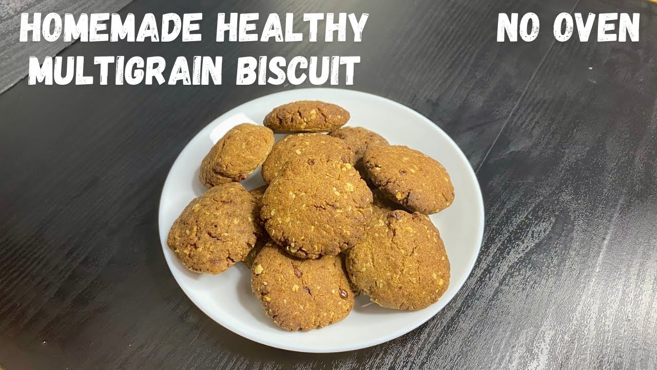 Healthy Homemade Multigrain Biscuit |No Oven |Kids Healthy Snack |Kids ...