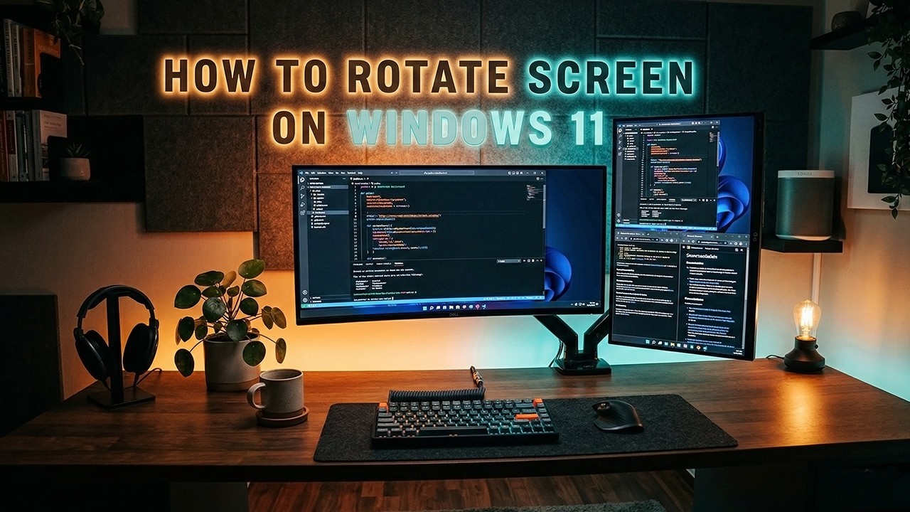 How to Rotate Your Screen on Windows 11 (Portrait Mode) - YouTube