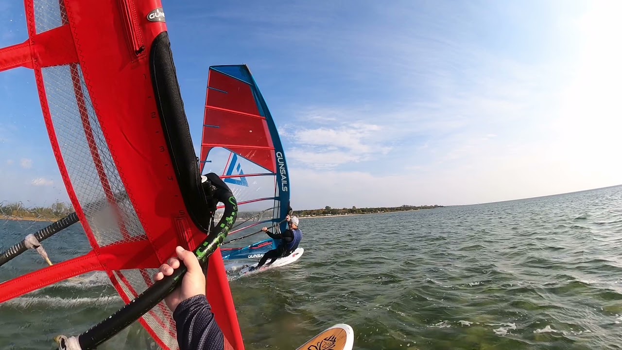 Test Gun sails vector 7.8 with isonic 94 in Chałupy - YouTube