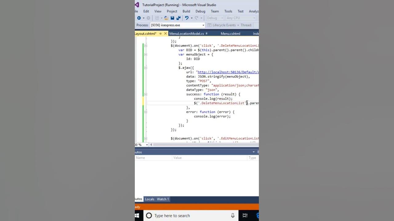 96 Asp Net Mvc Redraw Datatables When Menu Location Record Is Get Deleted In Tutorial