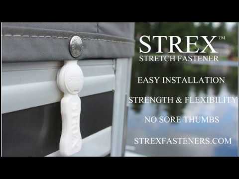 STREX Fastener System for Boat Covers