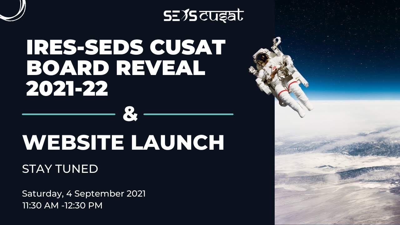 IRES-SEDS CUSAT BOARD REVEAL 2021-22 - YouTube