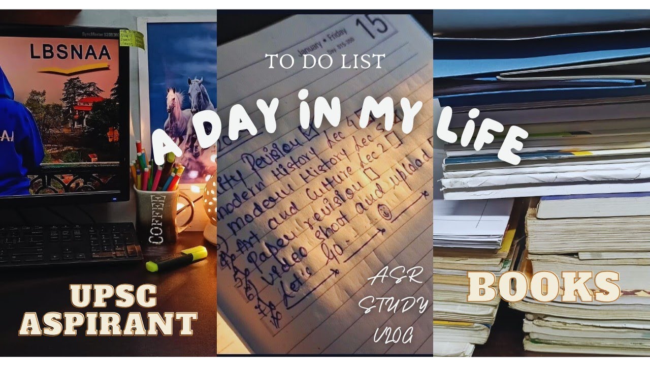 A DAY IN A LIFE OF UPSC ASPIRANT | WHOLE NIGHT STUDY 🌃 | ASR STUDY VLOG ...