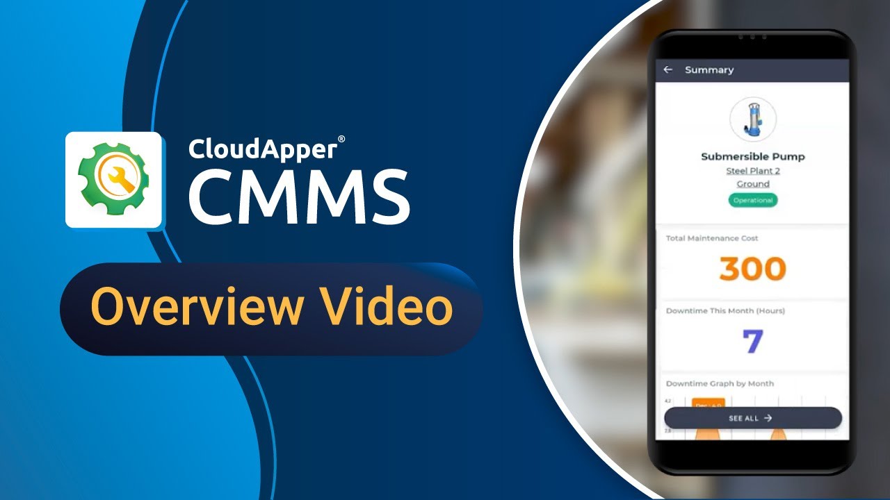 CloudApper CMMS App Overview | Computerized Maintenance Management Software - YouTube