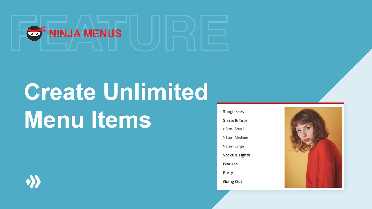 Ninja Menus | Menu Item - YouTube
