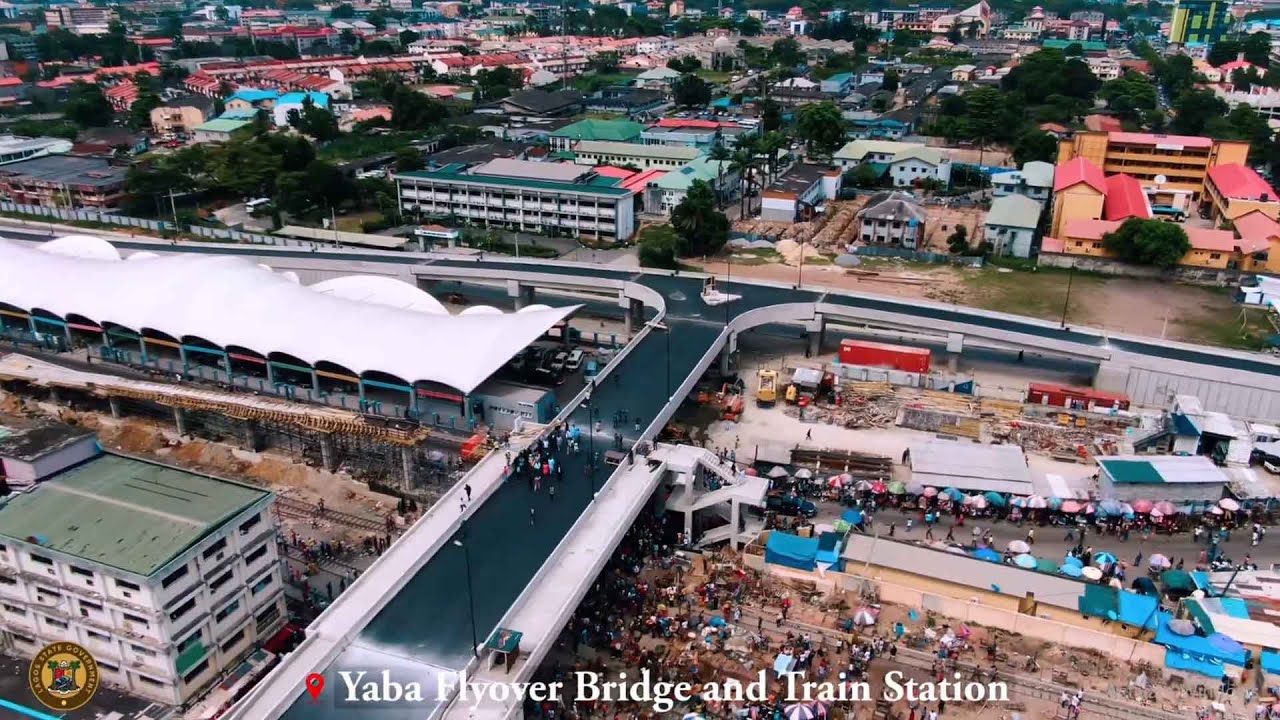 YABA FLYOVER BRIDGE AND TRAIN STATION, THIS IS LAGOS - YouTube