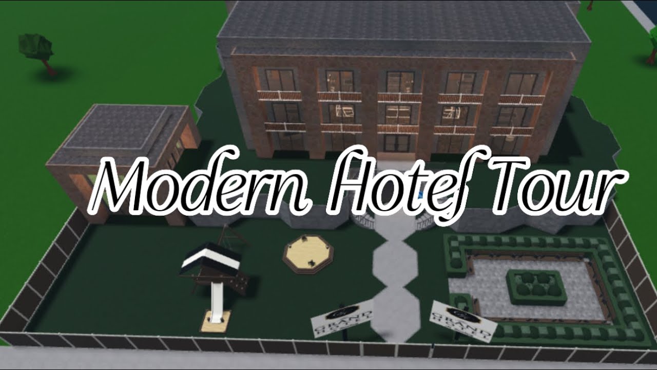 Modern Hotel Tour | BLOXBURG - YouTube