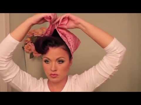 Vintage Hair Tutorial - YouTube
